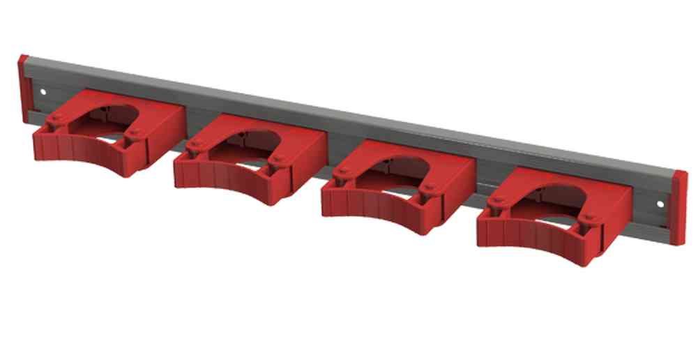 Toolflex Original Pro 20" Wall Mounted Storage System 4 Red Large Holders