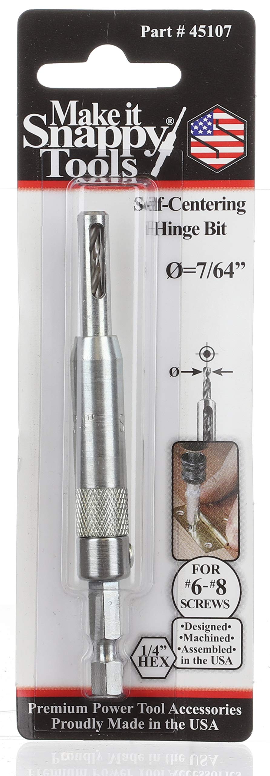 Make it Snappy Tools Self-Centering 7/64" Drill Bit Guide