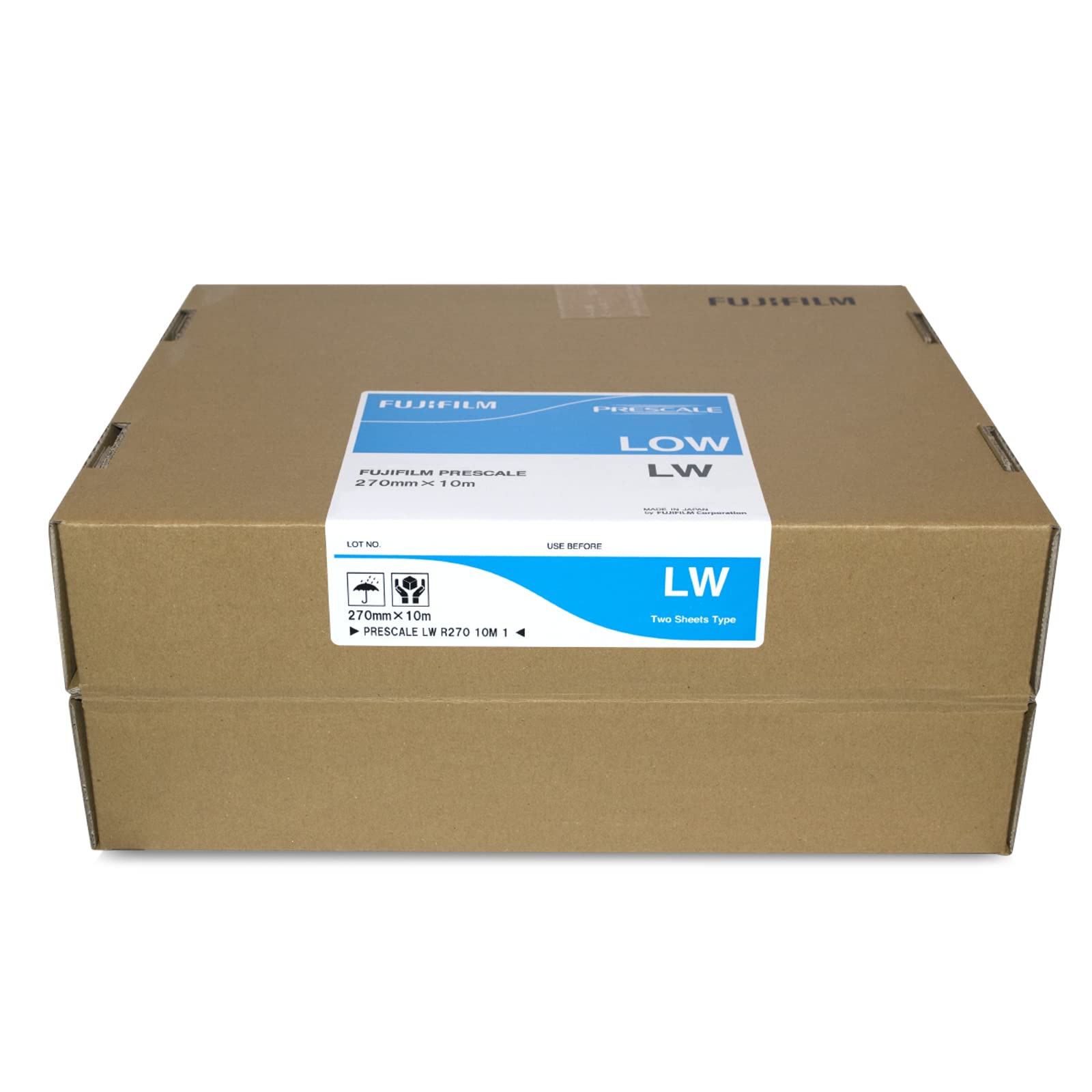 Fujifilm Prescale Low Pressure (LW) – Surface Pressure Mapping - Pressure Indicating Film - Tactile Sensor - Pressure Range 350-1,400 PSI; 32.8 ft. x 10.6 in. Film Roll