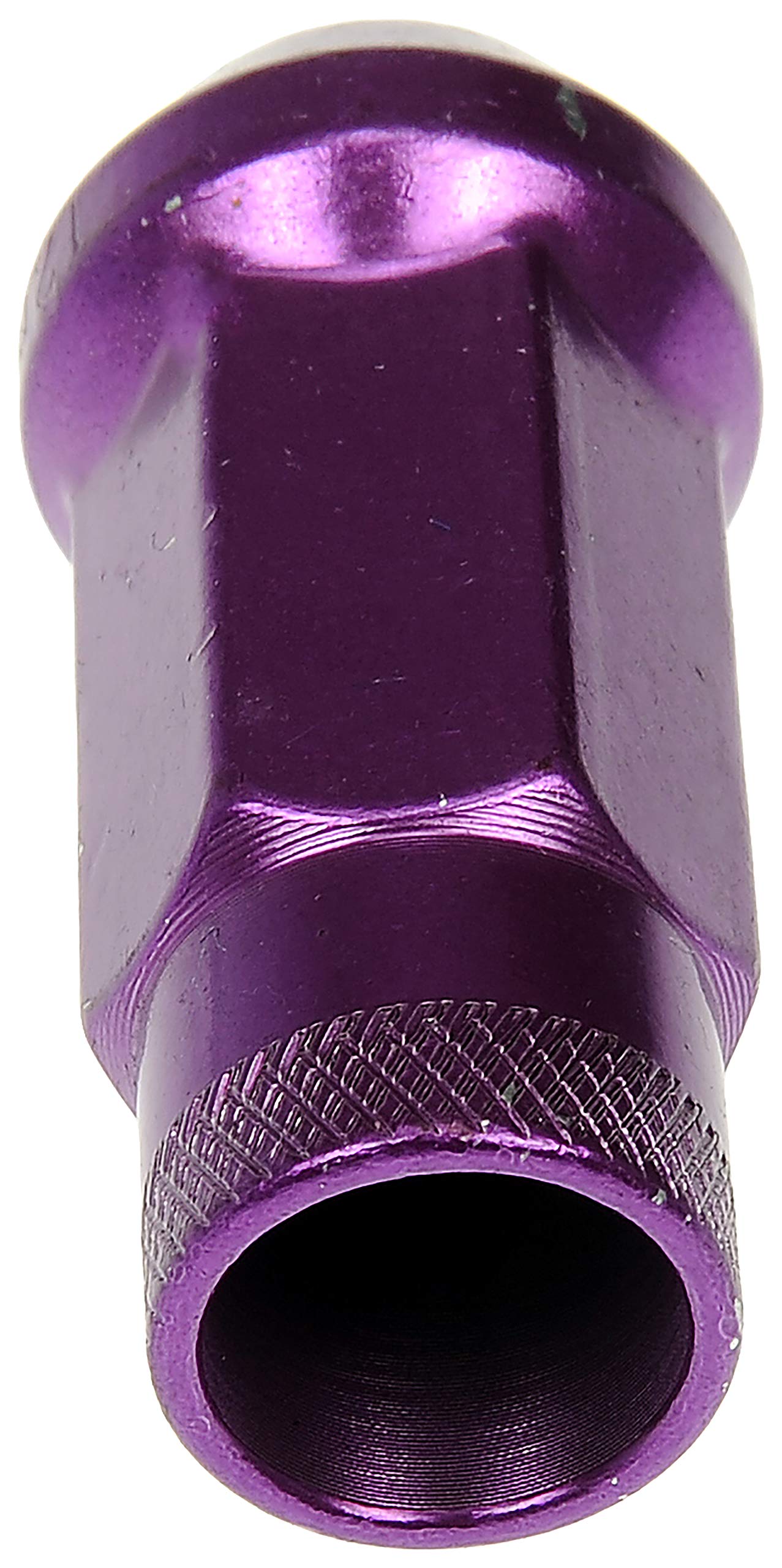 Dorman 713-385J Purple Open End Knurled Wheel Nuts Compatible with Select Models, 20 Pack