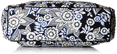 Vera Bradley Women's Cotton Stroll Around Baby Diaper Bag, Snow Lotus, One Size