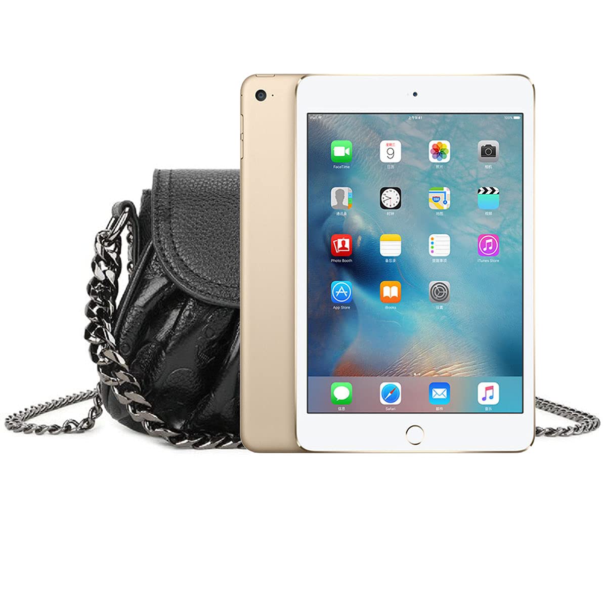 XingChen Women Studded Skull Gothic Crossbody Shoulder Bag Travel Leather Small Handbag Cellphone Purse(Black)
