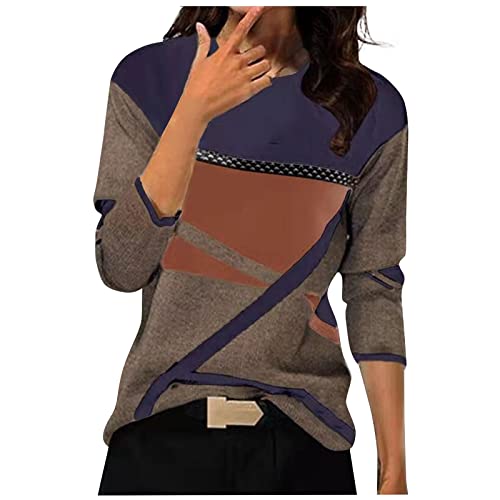 ayaso Women's Casual Thin Pullovers Workout Tunics Trendy Print Shirts Cozy Tops Fall Winter Streetwear Crewneck Sweaters