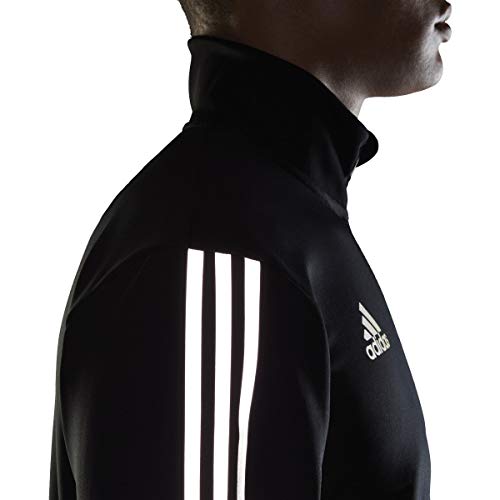 adidas Men's Soccer Tiro Track Jacket Black/Reflective Silver Small