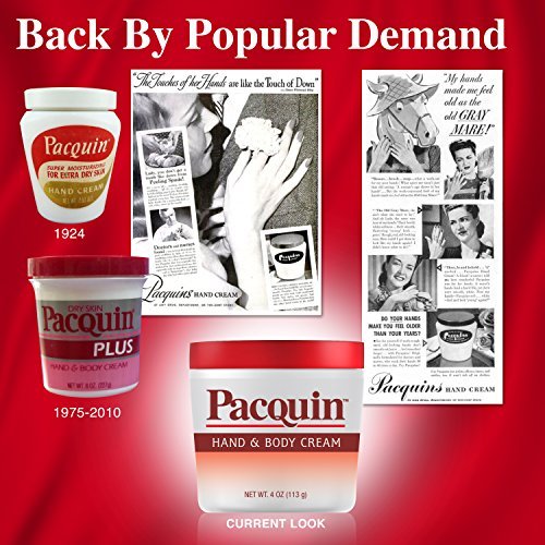 Pacquin Hand and Body Cream (4 Oz.) - Relieve Dry Skin and Rough Hands/Healing Skin Care Since 1924