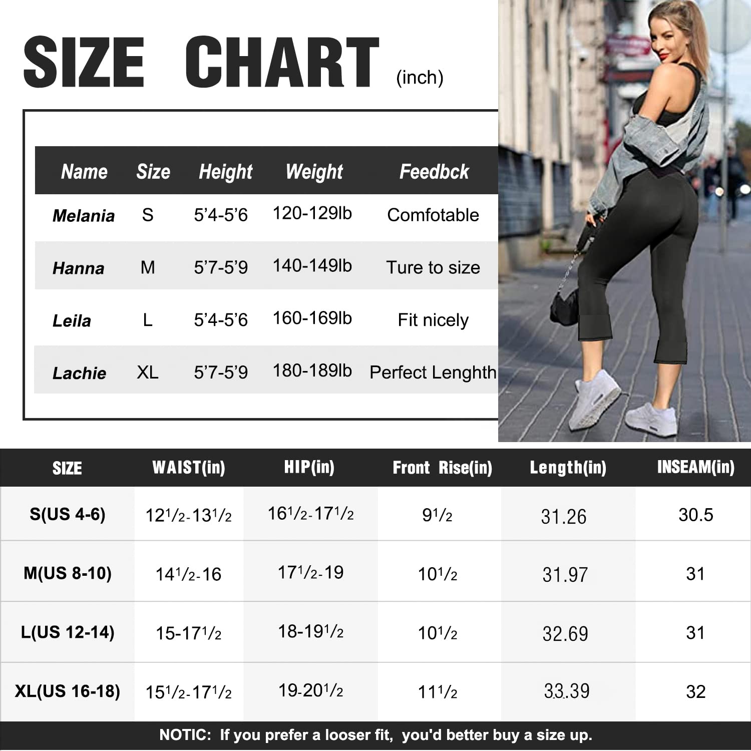 Aoliks Bootcut Yoga Pants with Pockets for Women - Flare Leggings with Pockets Workout Bell Bottom Jazz Dress Work Pants Black