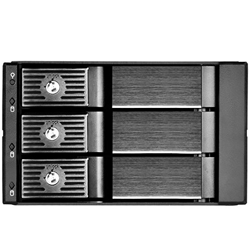 SilverStone Technology RL-FS303B Front Bay Hot-Swapable Hard Drive Enclosure