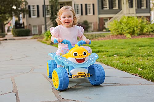 Dynacraft Baby Shark 6-Volt Unisex Kids Ride-on for Age 1.5-3 Years