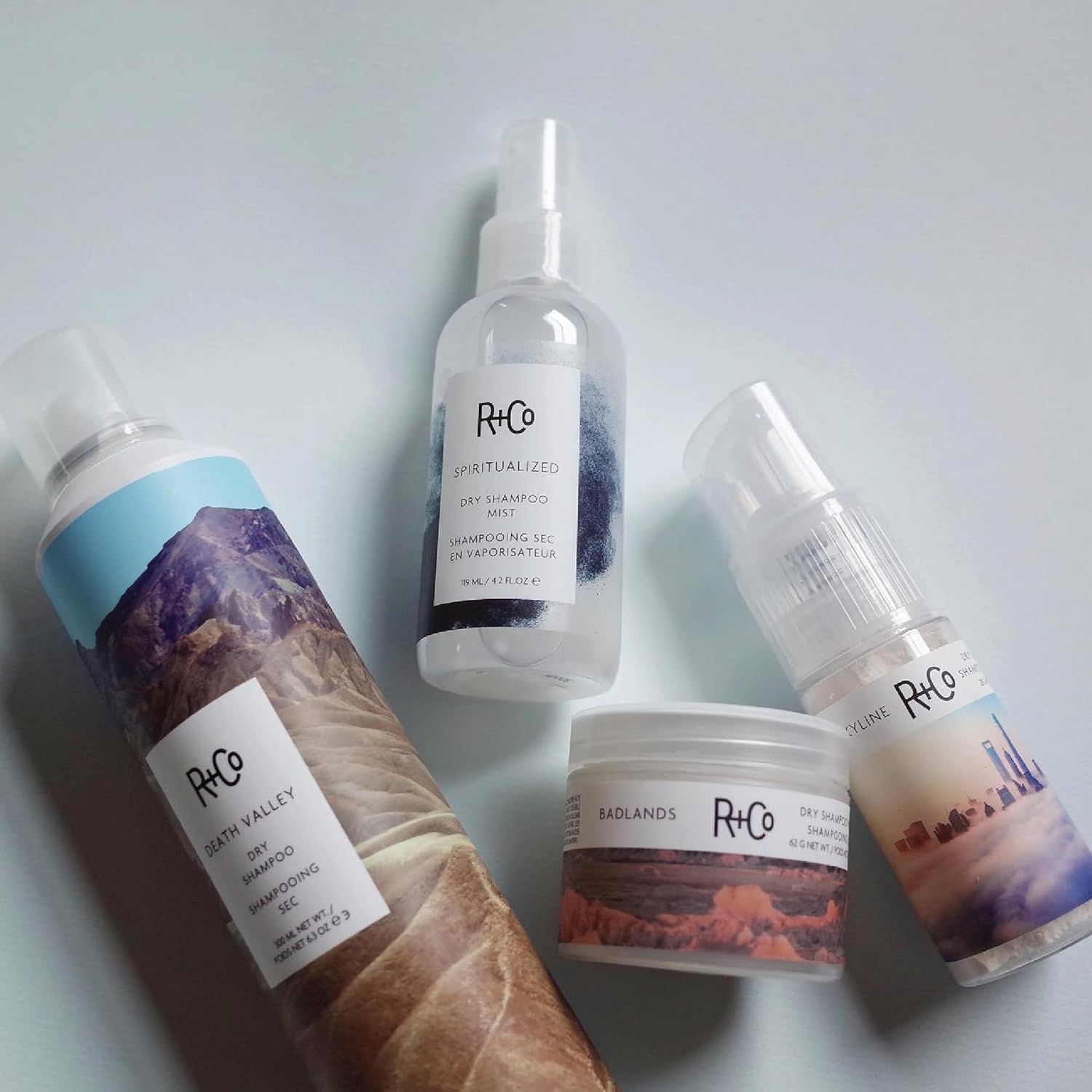 R+Co Skyline Dry Shampoo Powder | Intense Oil Absorption | Revives Volume, Hair Texture and Grip | TSA Approved Travel Size | 1 Fl Oz
