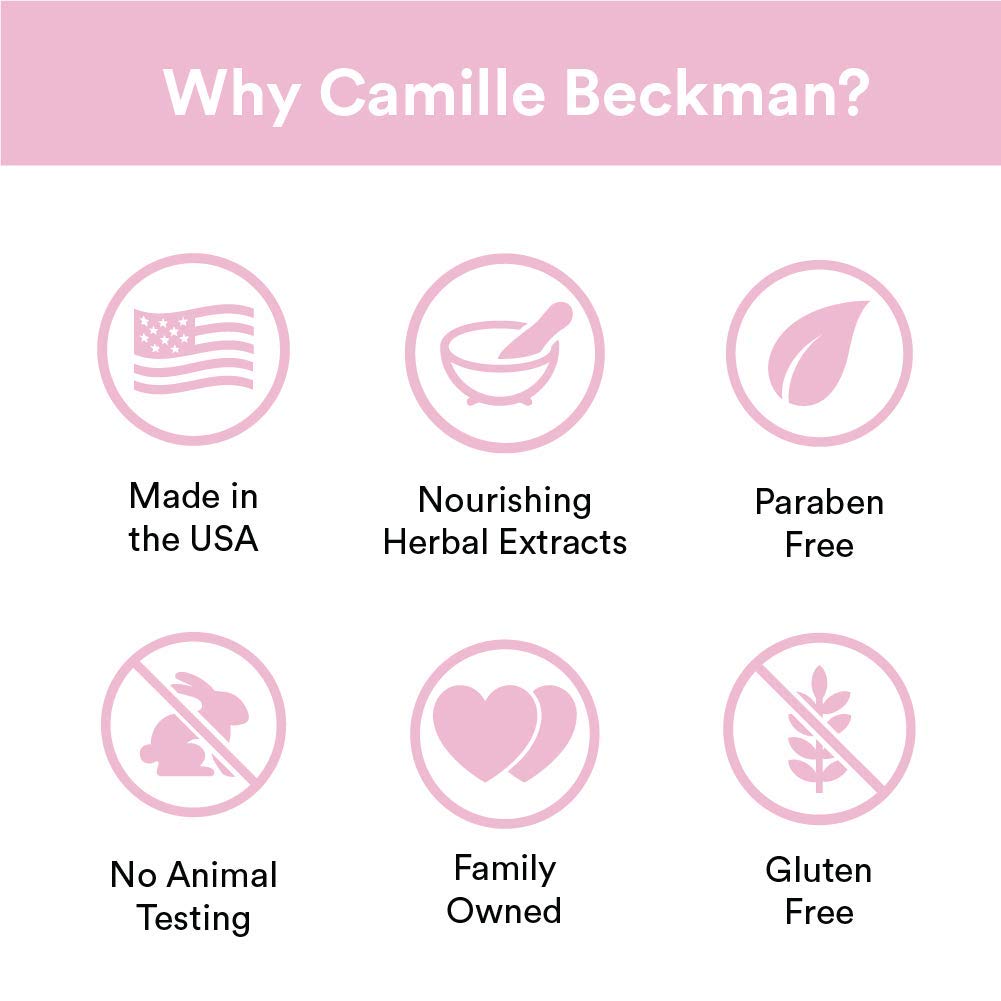 Glycerine Rosewater Scented Glycerine Bar Soap for Hands, Face and Body | Camille Beckman, 3.5 Ounce