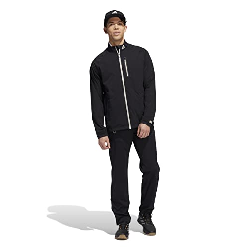 adidas Men's Standard Rain.RDY Jacket, Black, Large