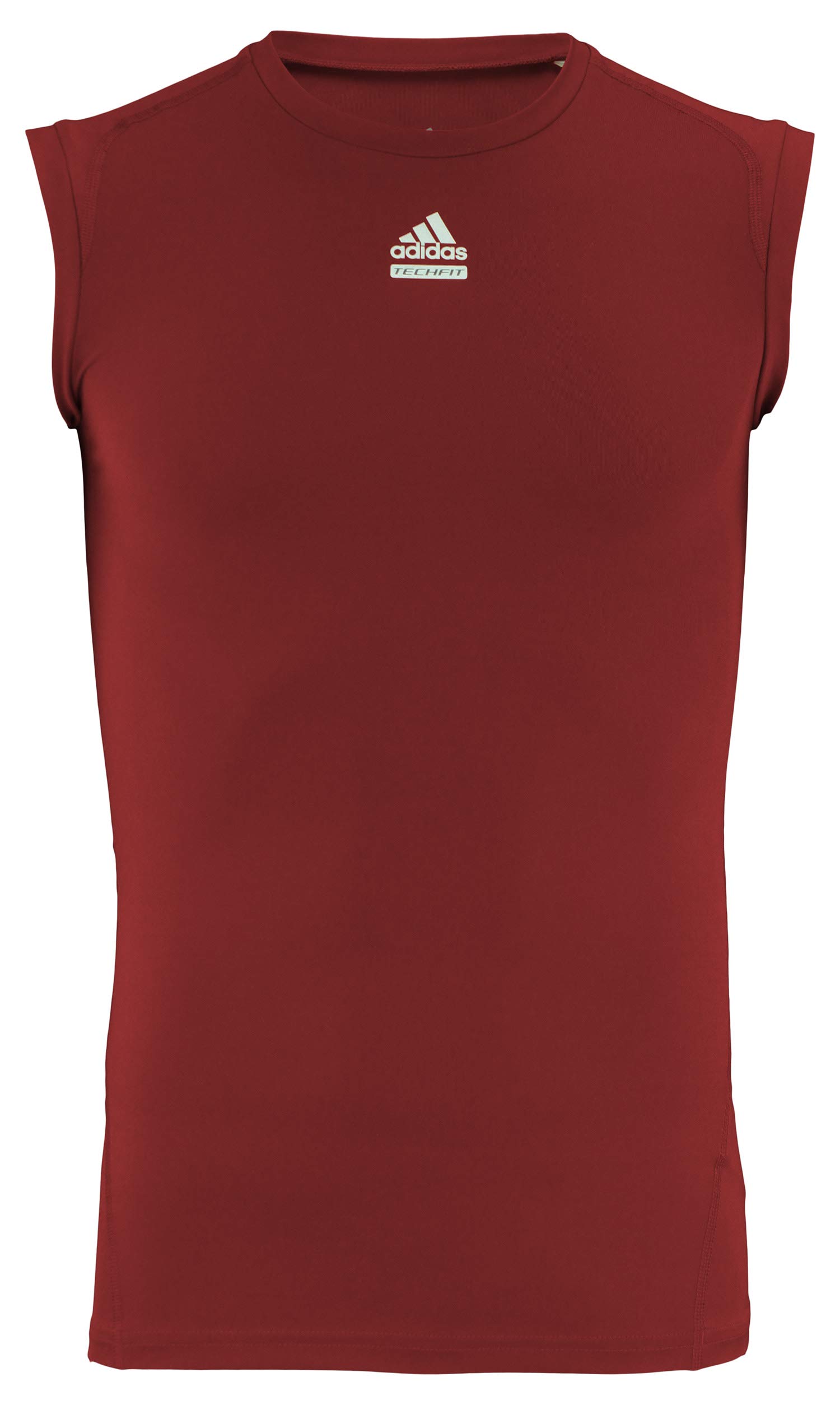 adidas Men's Techfit Cut and Sew Sleeveless Tee, Collegiate Burgundy XX-Large