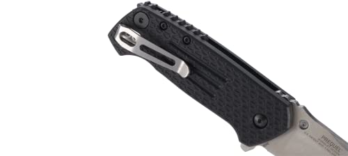 CRKT Prequel EDC Folding Pocket Knife: Take Apart Field Strip, Modified Tanto Blade, Flipper Open, Liner Lock, Nylon Handle, Deep Carry Pocket Clip 2420