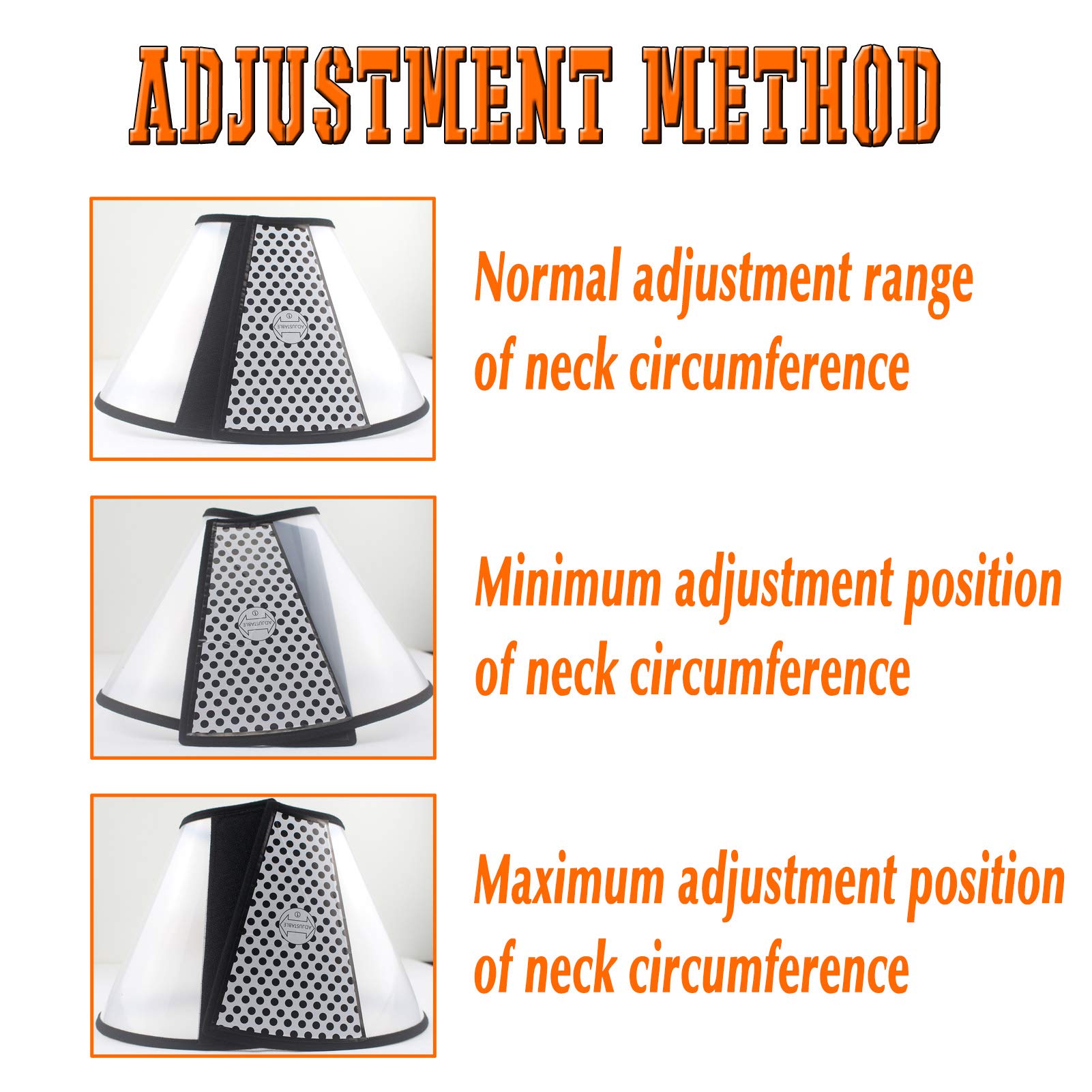Care 4U Dog Cone Collar Soft, Cat Cone Collar for After Surgery Anti-Bite Lick,Elizabethan Collar for Large Dogs Medium Dogs Small Dogs,Translucent Reusable Soft Dog Cone(XS)