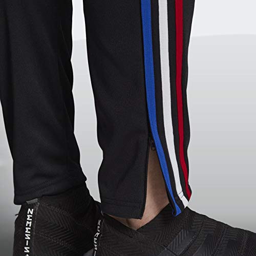 adidas Men's Tiro 19 Pants, Black/Power Red/White, Medium
