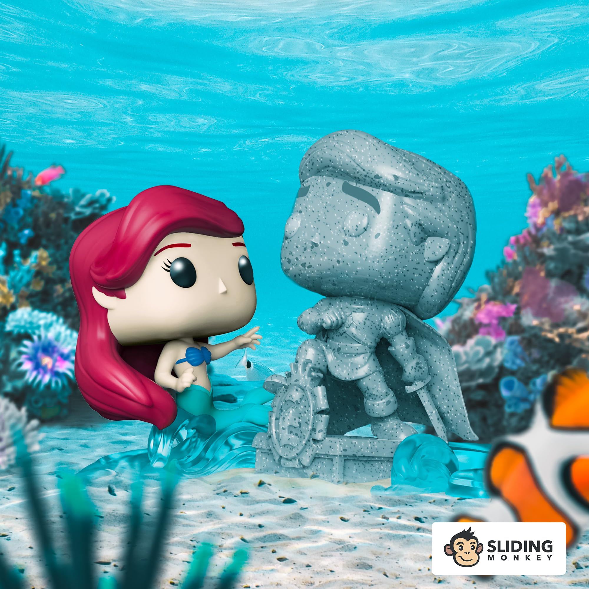 Funko Pop! Moment Disney: Ariel with Eric Statue Special Edition Multicolor Exclusive Vinyl Figure #1169