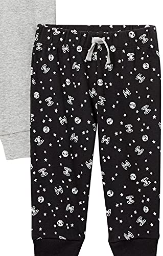 Amazon Essentials Disney | Marvel | Star Wars Baby Boys' Pants, Pack of 4, Star Wars Tiny Trooper, 12 Months