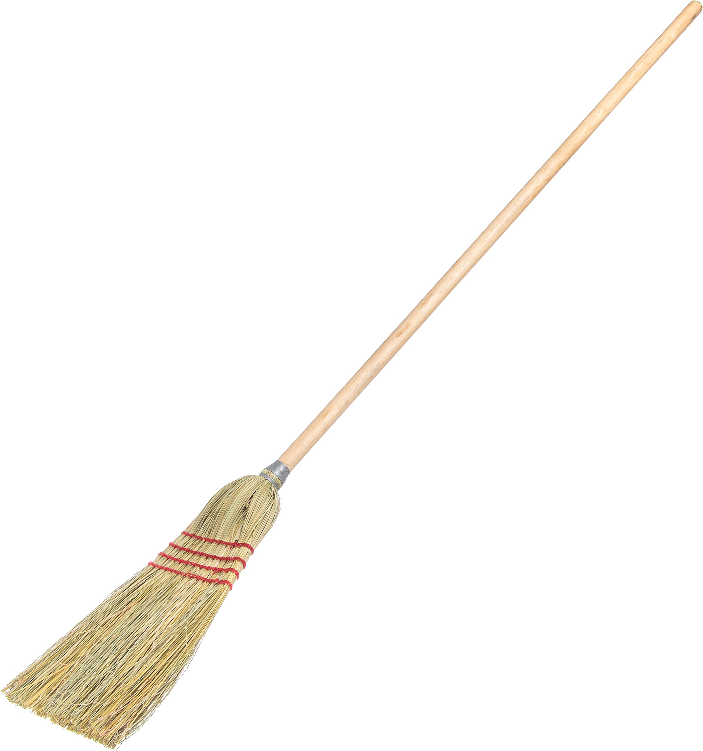 SPARTA Flo-Pac Parlor Broom Natural Broom, 55 Inches, Tan
