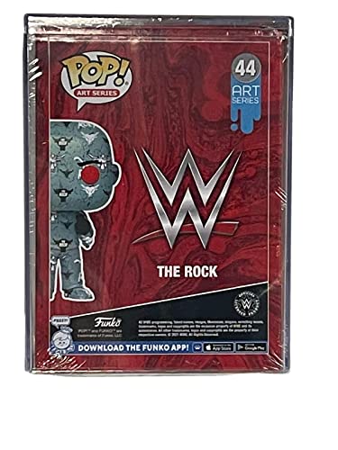 Funko Pop! WWE: The Rock Art Series Exclusive in Hard Protector