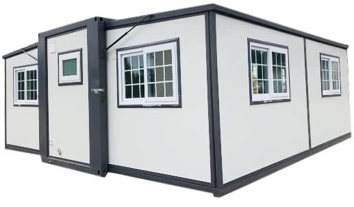 BloomBliss Villa - Multipurpose Ready to use Cost Effective Modern Living Solution Expandable Prefab House for Living and Working(19x20ft)