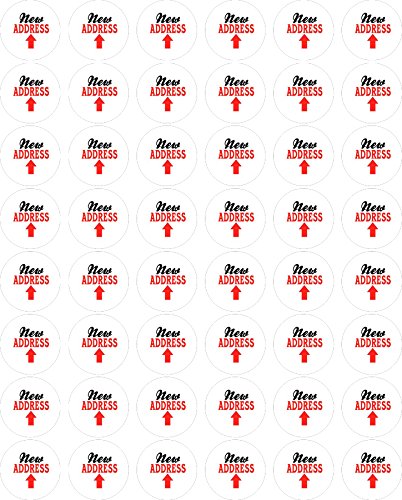 Stonehouse Collection New Address Envelope Seals - 1.2" We've Moved Stickers - 144 Stickers Moving Stickers - USA Made