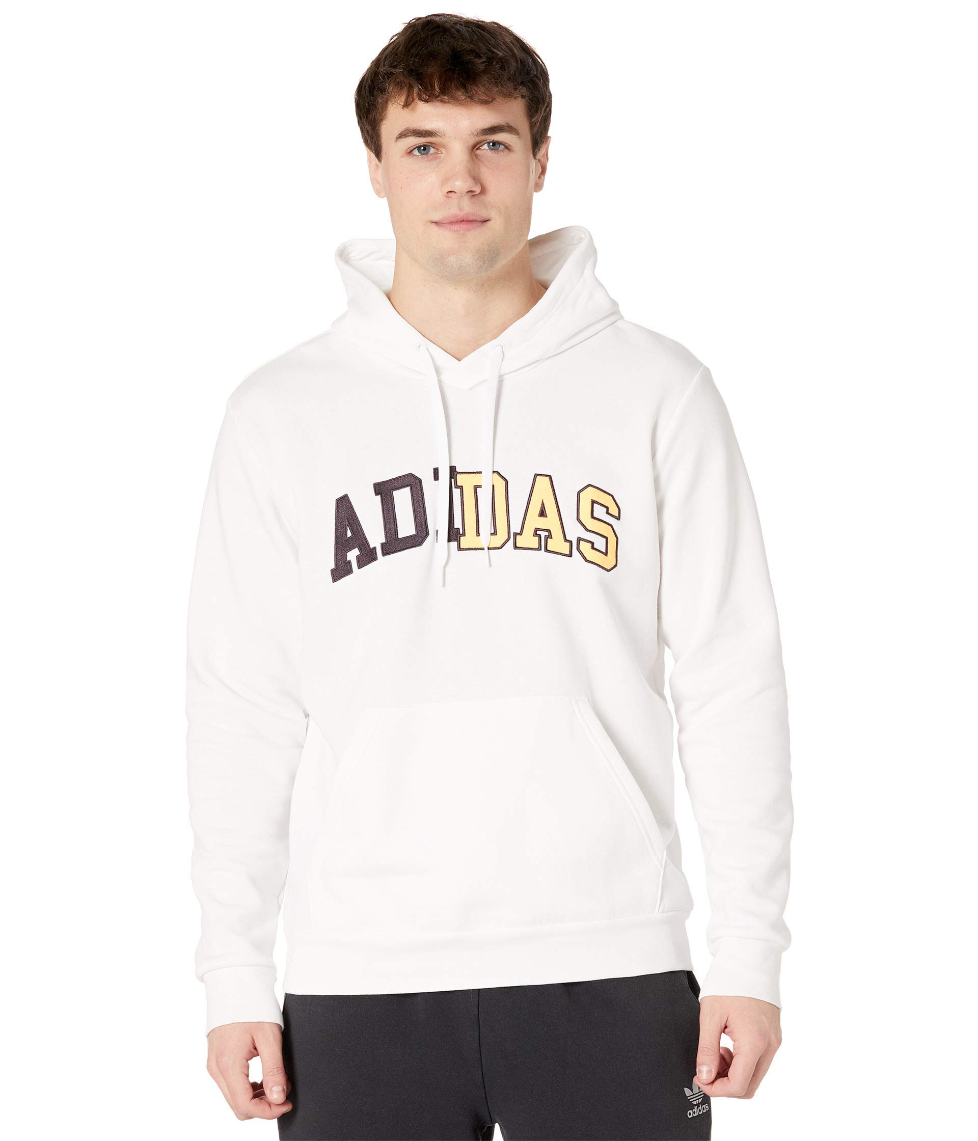 adidas mens Collegiate Clash Graphic Hoodie Black X-Large