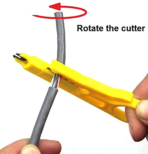 UbiGear® Network/Phone Cable Tester + RJ11/RJ12/RJ45 Network Cable Crimper + RJ45 CAT5e Connectors Plugs/Boots Stripper Network Tool Kits (Premium 568 Tool Kits)