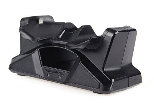 Amazon Basics Controller Charging Station for PlayStation 4 DualShock 4 Controllers - 4 Foot Cable, Black
