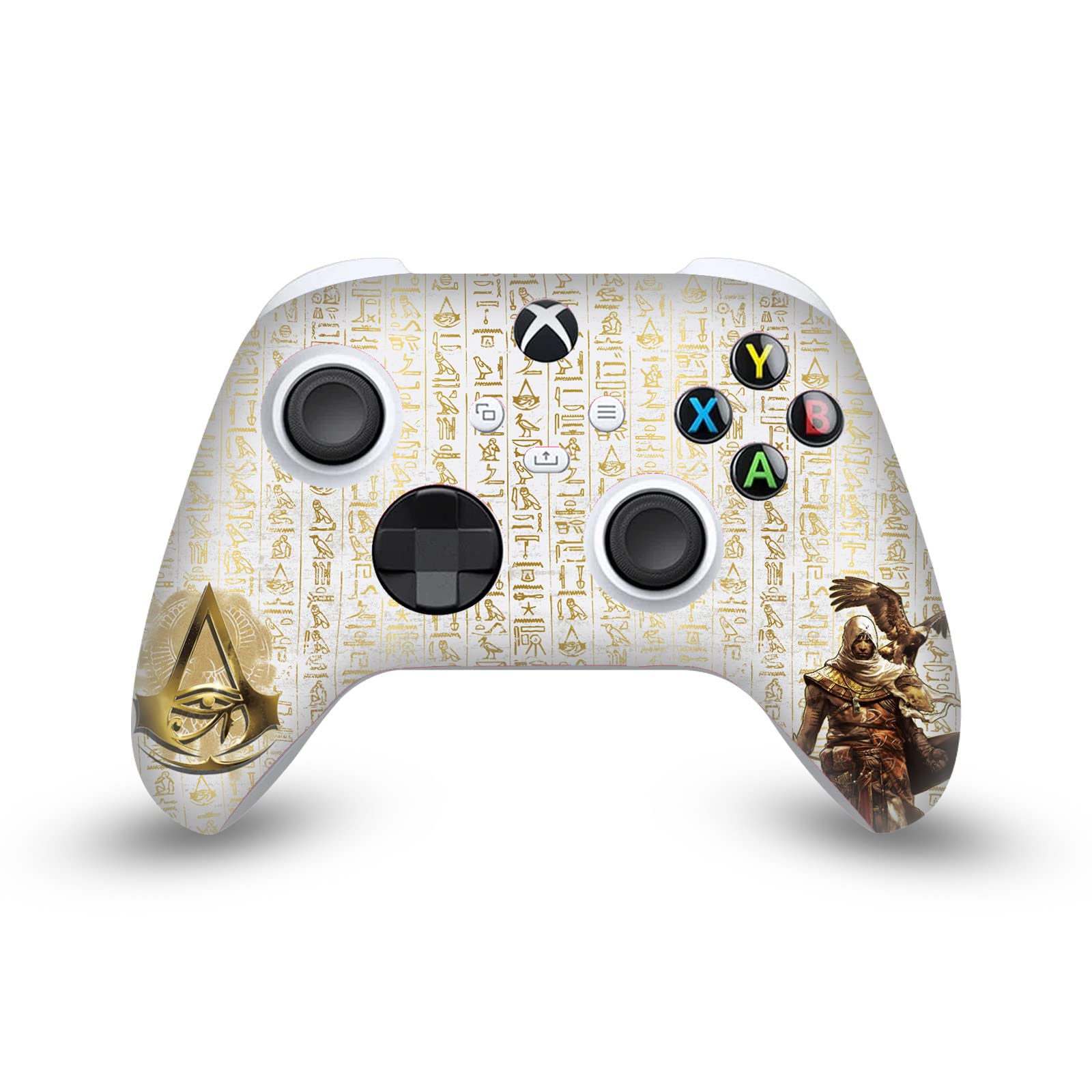 Head Case Designs Officially Licensed Assassin's Creed Eye Of Horus Origins Graphics Matte Vinyl Sticker Gaming Skin Decal Cover Compatible With Xbox Series X/S Controller