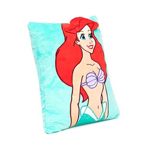 Disney The Little Mermaid Ariel Plush Snuggle Pillow - Super Soft Decorative Throw Pillow - Measures 15 Inches
