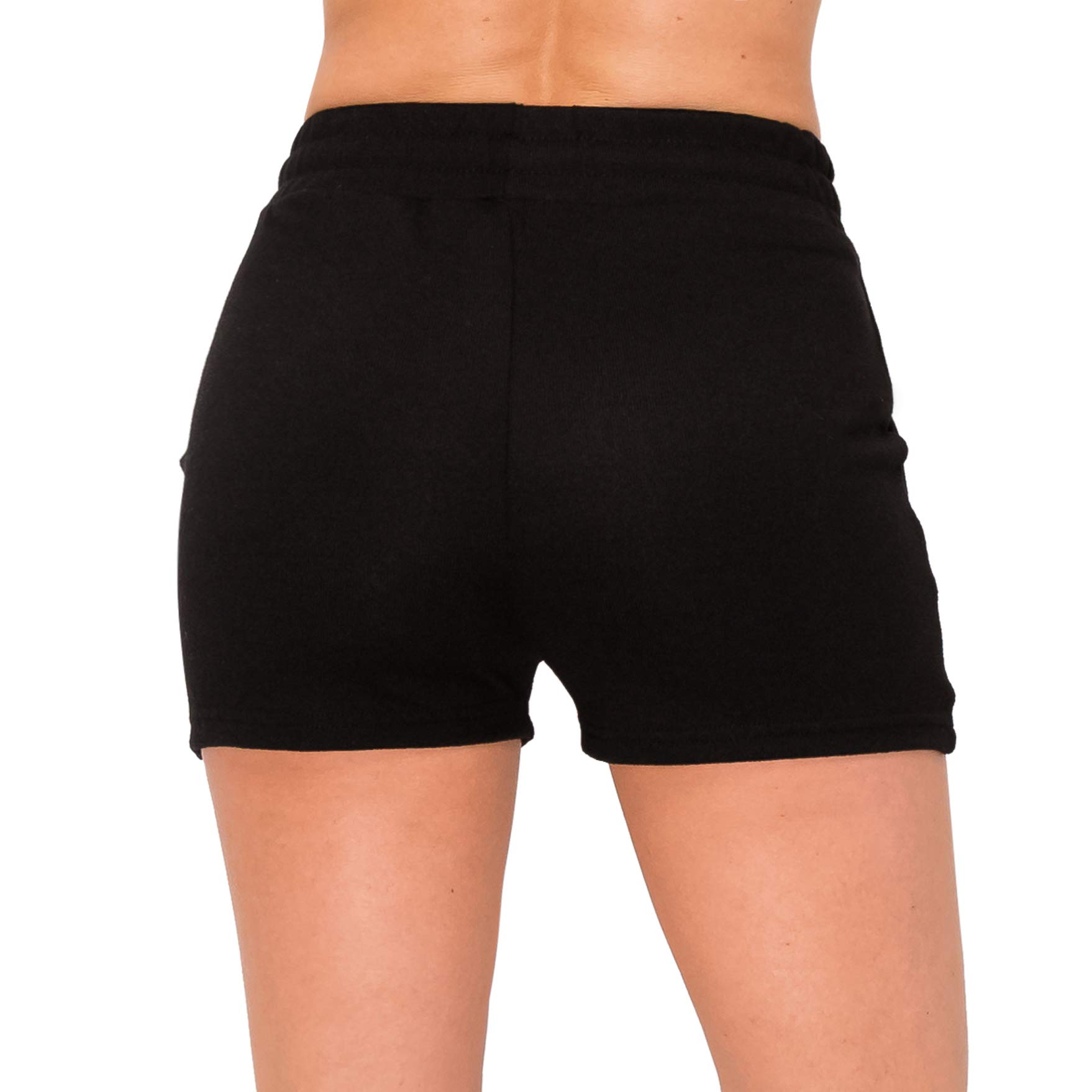 ALWAYS Women's Riverdale Merchandise Shorts - Knitted Stretch Dolphin Yoga Workout Cheerleader Dance Volleyball Striped Short Pants Grey L