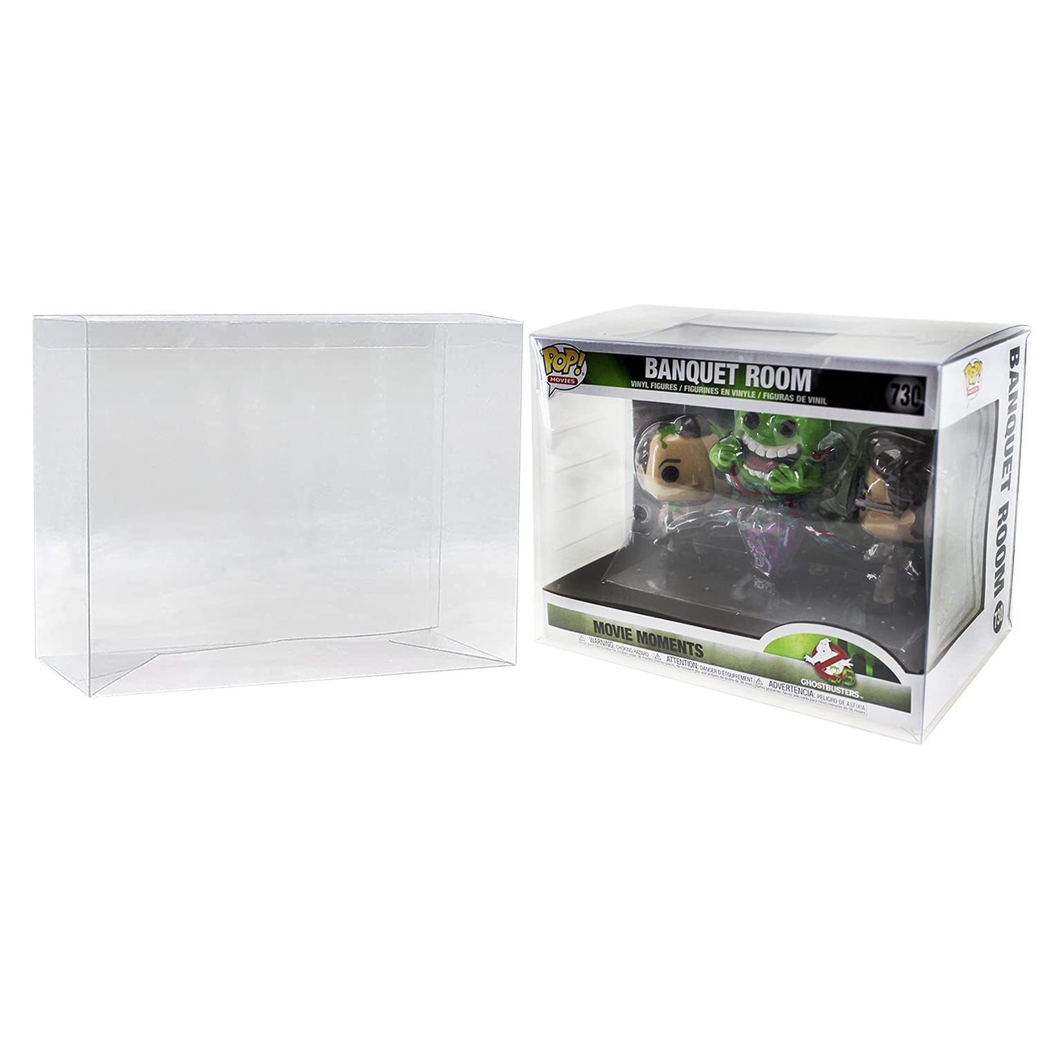 Viturio Pop Protector Cases Compatible with Funko Pop! Movie Moments Vinyl Figures .50mm (2 Pack)
