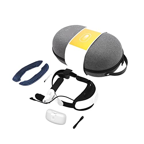 ALSODI M2 Pro Battery Head Strap Compatible with Oculus Quest 2 Elite Halo Strap with 5200mAh Battery Pack Meta Quest2 VR Accessories (Color : Set 2)
