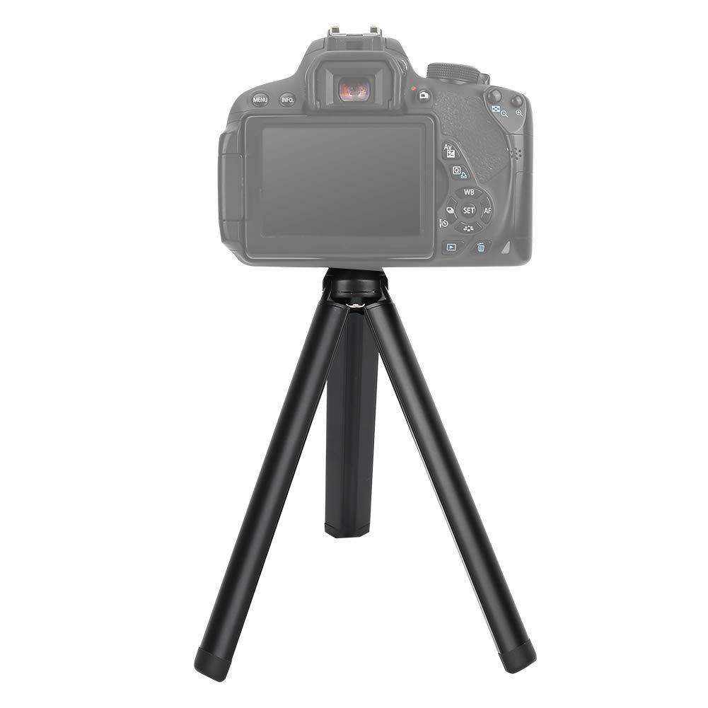 Action Camera Tripod Mini Tripod Folding Phone Tripod Stand Mini Aluminium Alloy Heavy Load Folding 1/4'' Screw Tripod Accessory for Camera Gimbal
