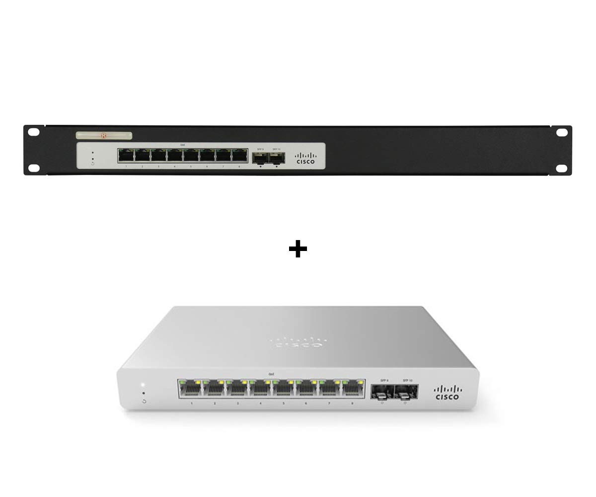 R RACKMOUNT·IT | RM-CI-T3 | Rack Mounting Kit for Cisco Meraki Go GS110-8/Go GS110-8P/120-8-HW / 120-8LP-HW