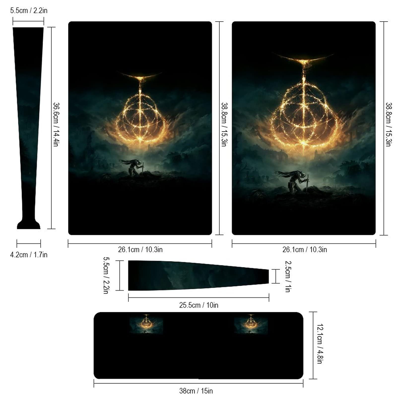 Game Game Print Skin for PS5 Controller Playstation Cover Sets Stickers Digital Version