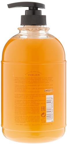 Perlier Sweet Honey Miel Shower & Bath Cream - Nourishing & Soothing Luxury Bath Cream Made With 100% Organic Italian Honey For Deep Moisturization And Hydration (16.9 Fluid Oz.)