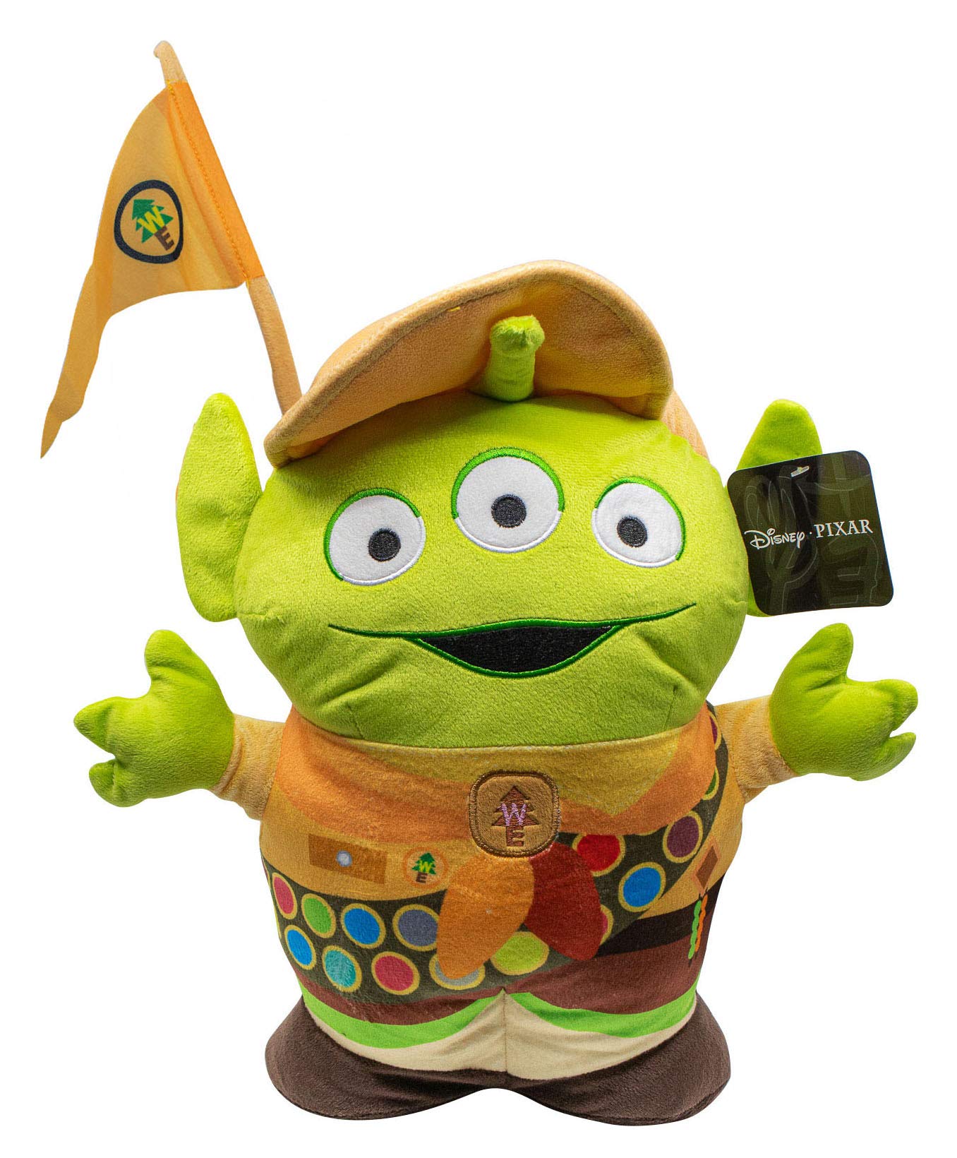 Disney Pixar Toy Story Up Alien Plush Stuffed Pillow Buddy - Super Soft Polyester Microfiber, 16 inch (Official Disney Pixar Product)