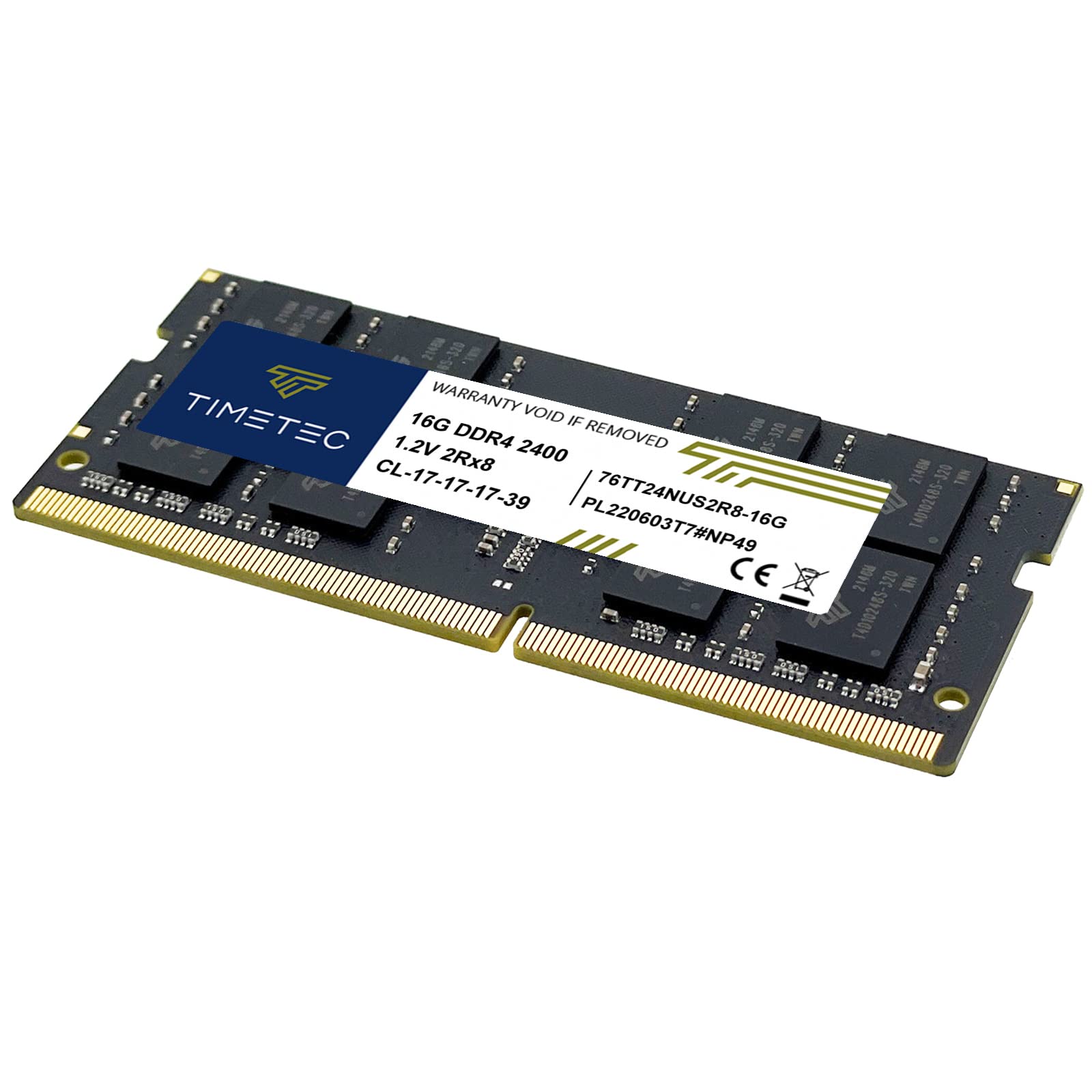 Timetec 32GB KIT(2x16GB) DDR4 2400MHz PC4-19200 Non-ECC Unbuffered 1.2V CL17 2Rx8 Dual Rank 260 Pin SODIMM Laptop Notebook PC Computer Memory RAM Module Upgrade (32GB KIT(2x16GB))