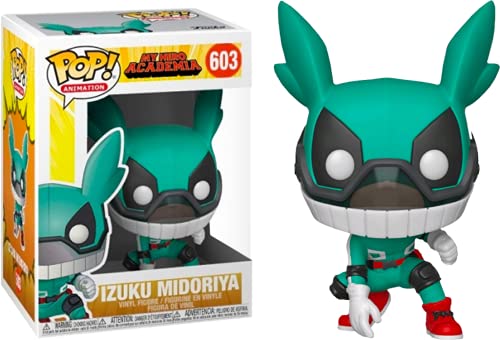 Funko POP My Hero Academia - Deku with Helmet (Izuku Midoriya) Pop! Vinyl Figure (Bundled with Compatible Pop Box Protector Case), Multicolor, 3.75 inches