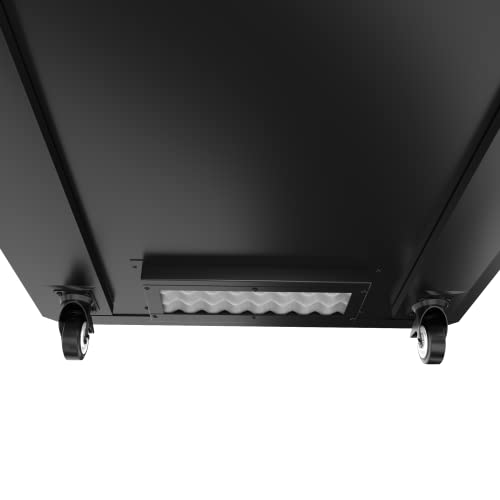 Soundproof Server Rack Quiet - Acoustic Sound Proof Server Cabinet - Up to 36% Noise Reduction - Locking Server Enclosure - Silent Networking Cabinet - Noise Sound Dampening Box (15U)
