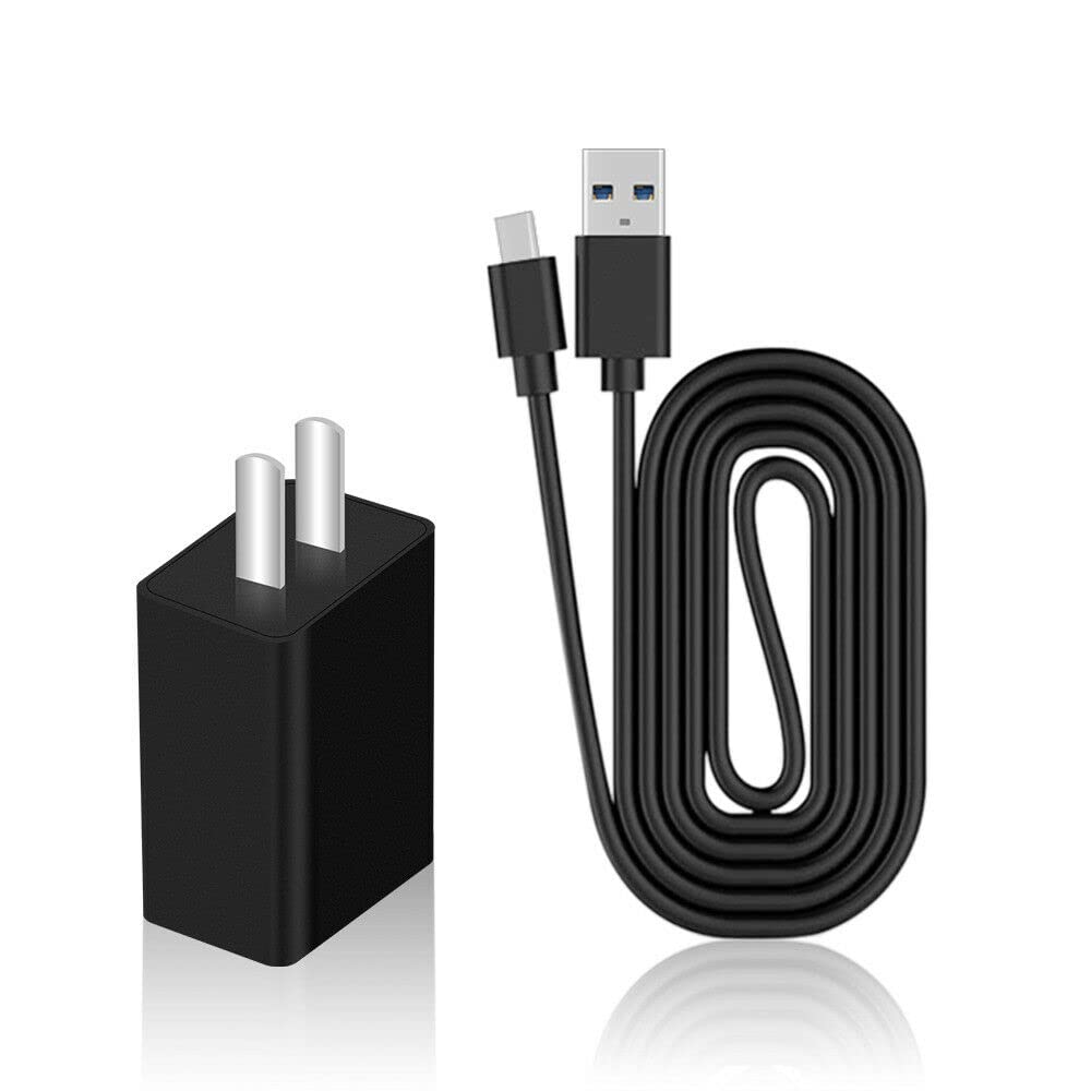 5V AC/DC Adapter with USB Type-C Charging Cable Cord Compatible with Tzumi FitRx 7631 On-The-Go Massager 7773 Fit Rx Pro 7610 8405 DDP003109 Deep Tissue Percussion Massage Gun Power Charger