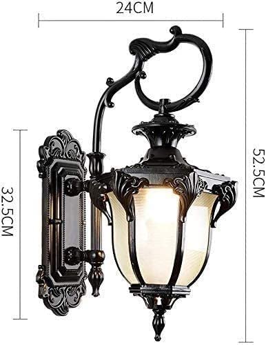 MXJCC Outdoor Wall Light Fixture, Clear Hammered Glass for Exterior House Porch Patio Outside Deck Garage Front Door Garden Home