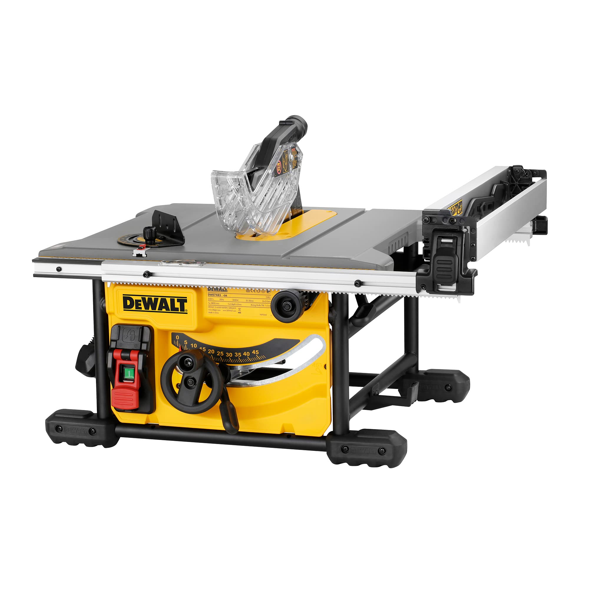 Dewalt DWE7485R 120V 15 Amp Compact 8-1/4 in. Corded Jobsite Table Saw (Renewed)