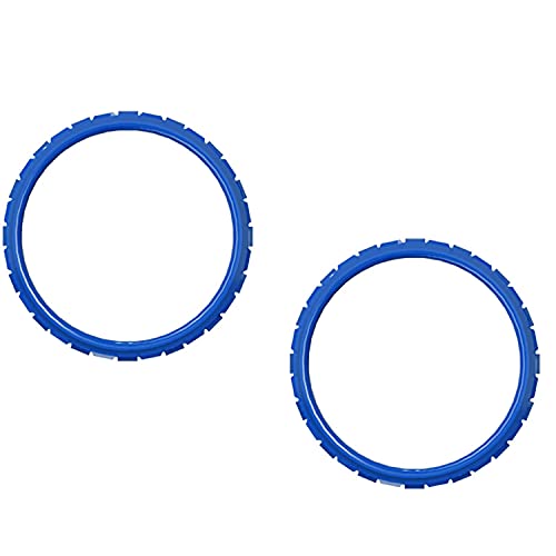 Yaner Glossy Replacement Accessories Accent Rings for DualSense 5 PS5 Controller - Controller NOT Included(Blue)