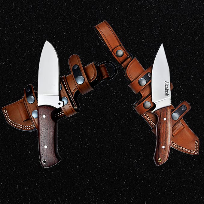 ALZAFASH Horizontal Carry Knife with Tracker Knife