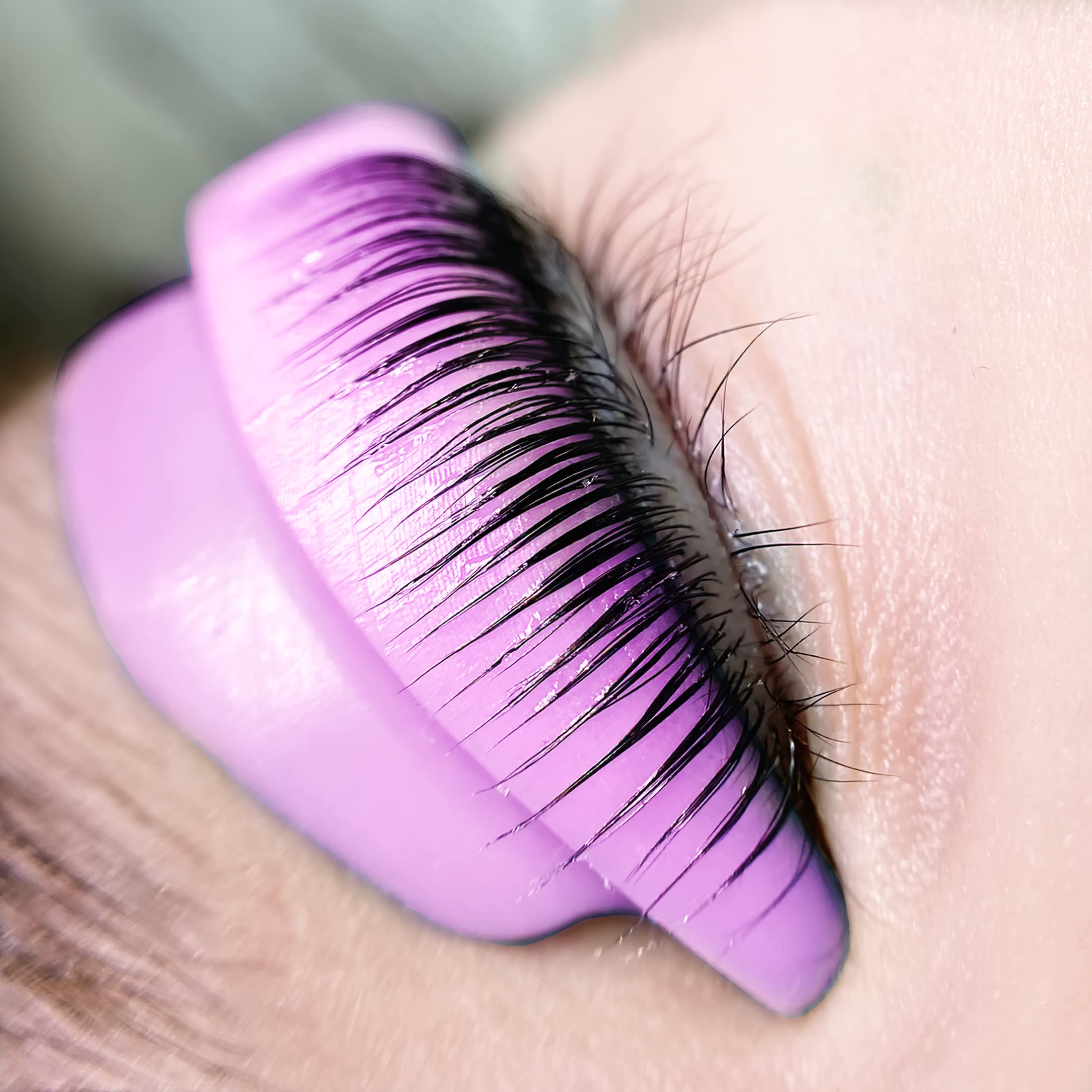 Eyelash Perm Pads Lash Lift Rods Eyelash Perm Silicone Pads 9 Sizes 18 Piece Reusable Soft Lash Lift Pads Shield for Different Length Eyelashes Perfect Lifting (Violets)