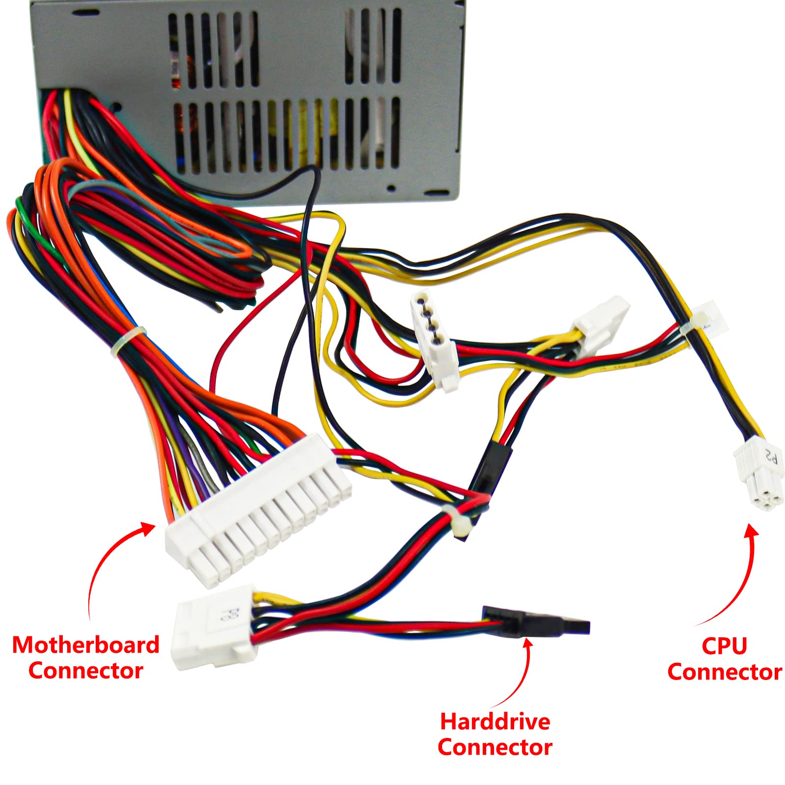 Upgraded 300W P3017F3P LF J036N XW600 Power Supply Replacement for Dell Vostro, Studio Precision Series Mini Towers Systems PS-5301-08, D300R002L PS-6301-6 DPS-300AB-24 DPS-300AB-24 G Power Supply