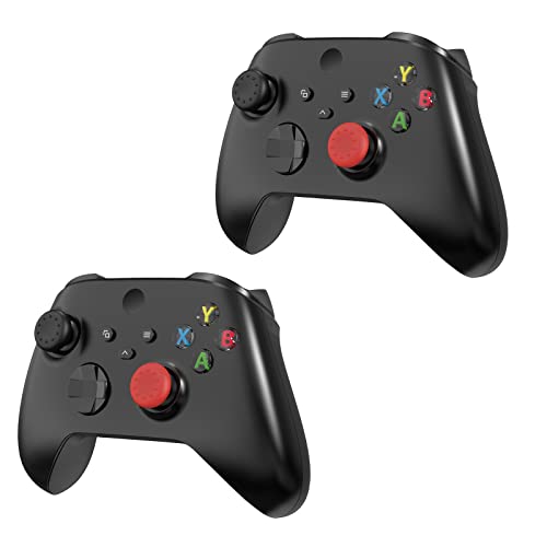 FASTSNAIL Dust Proof Cover for Xbox Series X, Dust Filter Cover Kit Compatiable with Xbox Series X, Include 2 Pack PVC Mesh Filter Cover and 4 Rubber Thumb Grip Cover