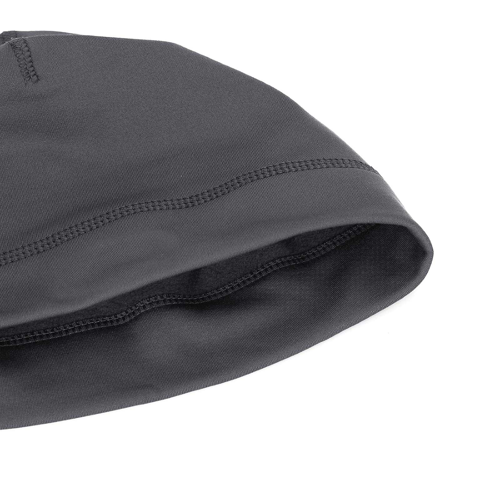 American Trend Thermal Skull Cap for Men Helmet Liner Sweat Wicking Skullcap Cycling Caps Men Grey One Size